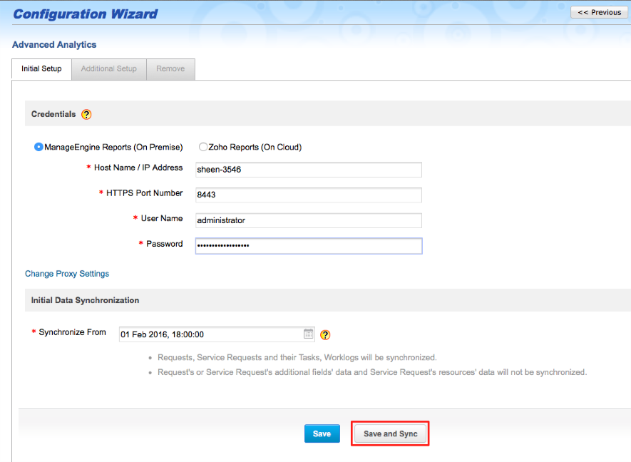 ServiceDesk Plus Integration - Analytics Plus