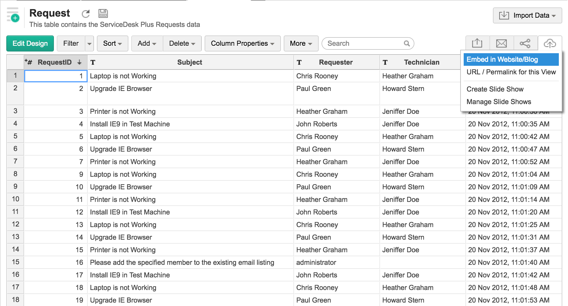 Embedding in web pages - Analytics Plus