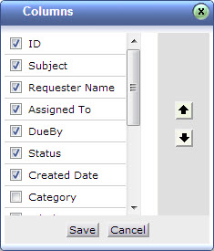 How to customize request list view in ServiceDesk Plus MSP software