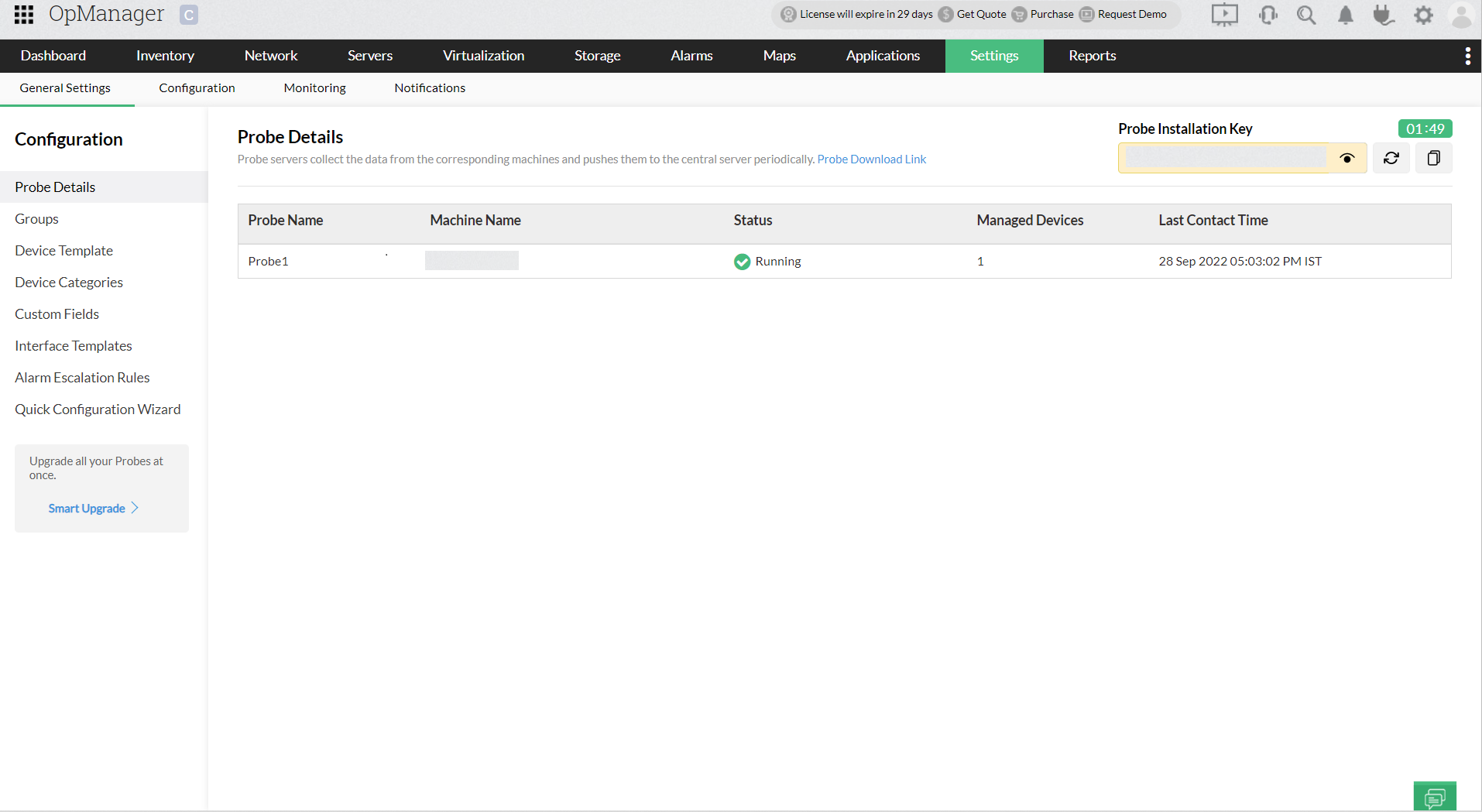 Atualização Inteligente do OpManager | ManageEngine OpManager ...