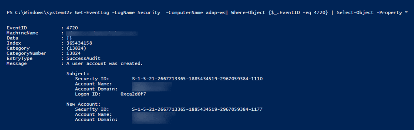 Herausfinden, wer ein Benutzerkonto erstellt hat | ManageEngine ADAudit Plus