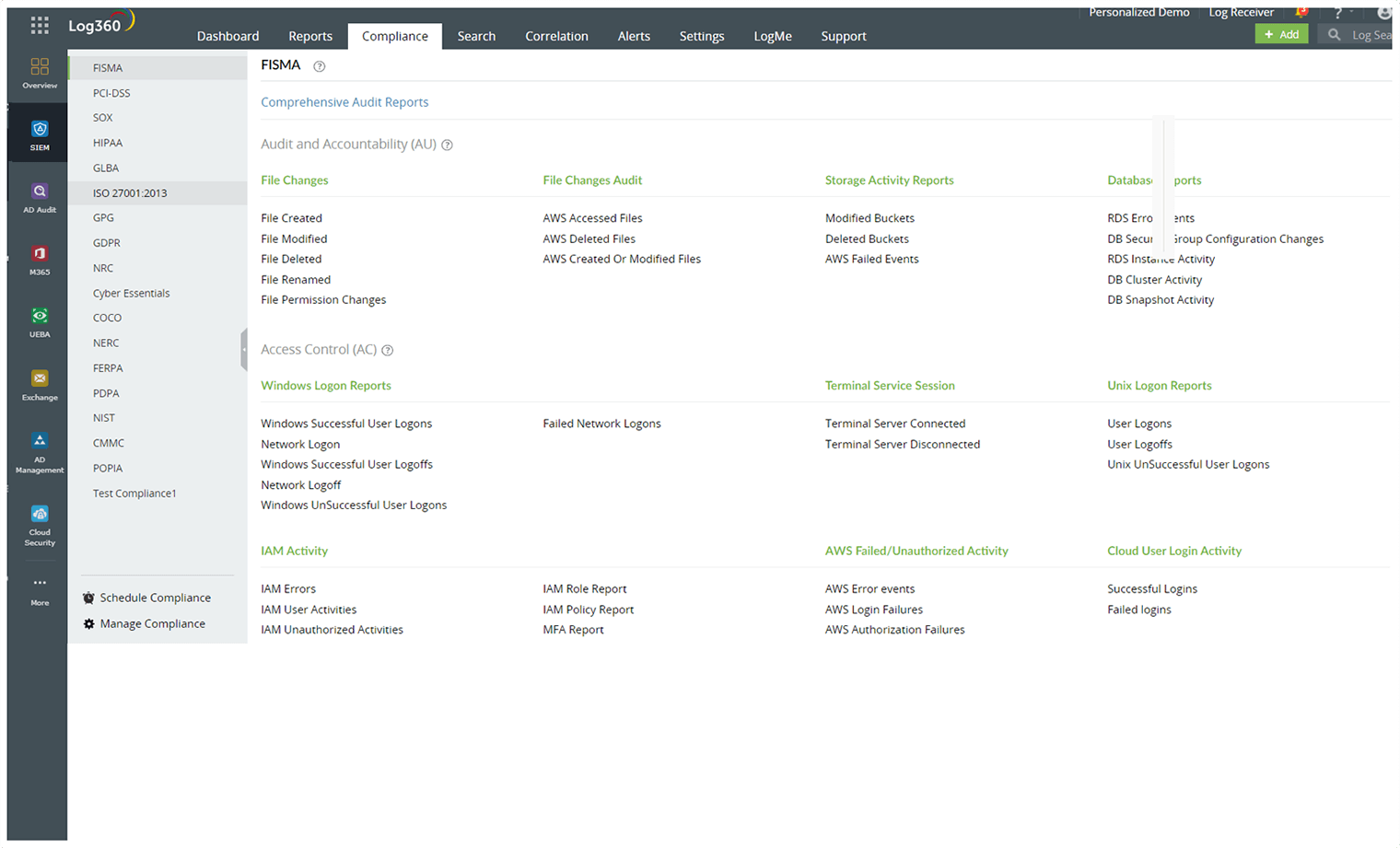 IT security monitoring | SIEM solution | ManageEngine Log360