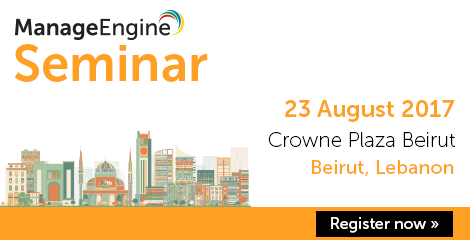 ManageEngine - Lebanon Seminar 2017
