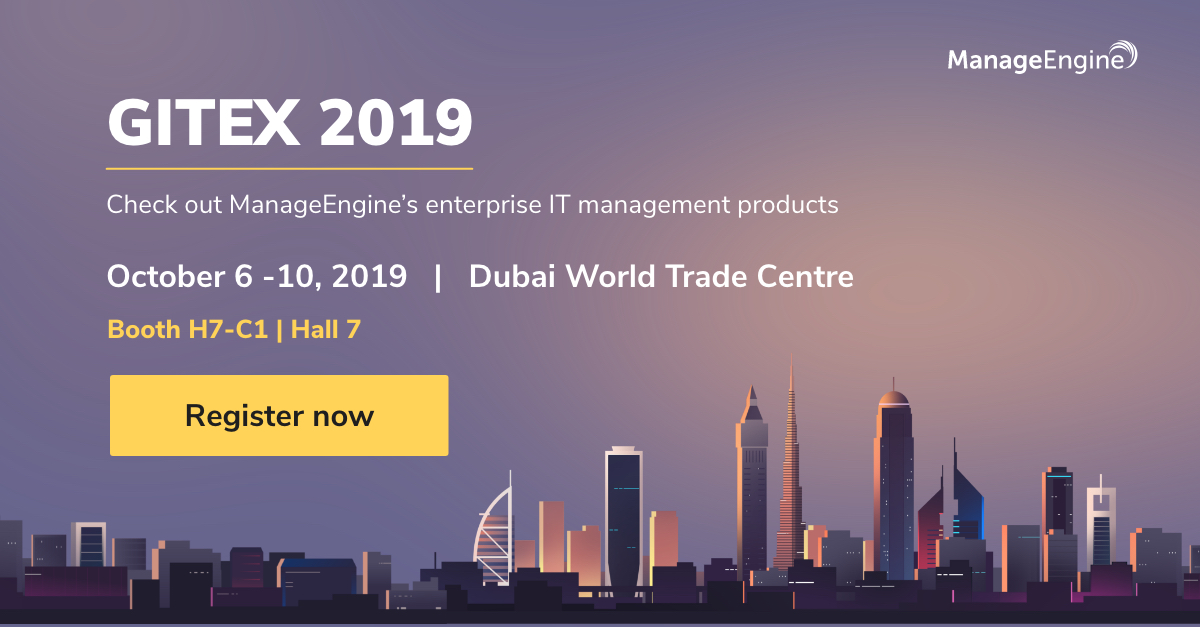 ManageEngine - Gitex 2019