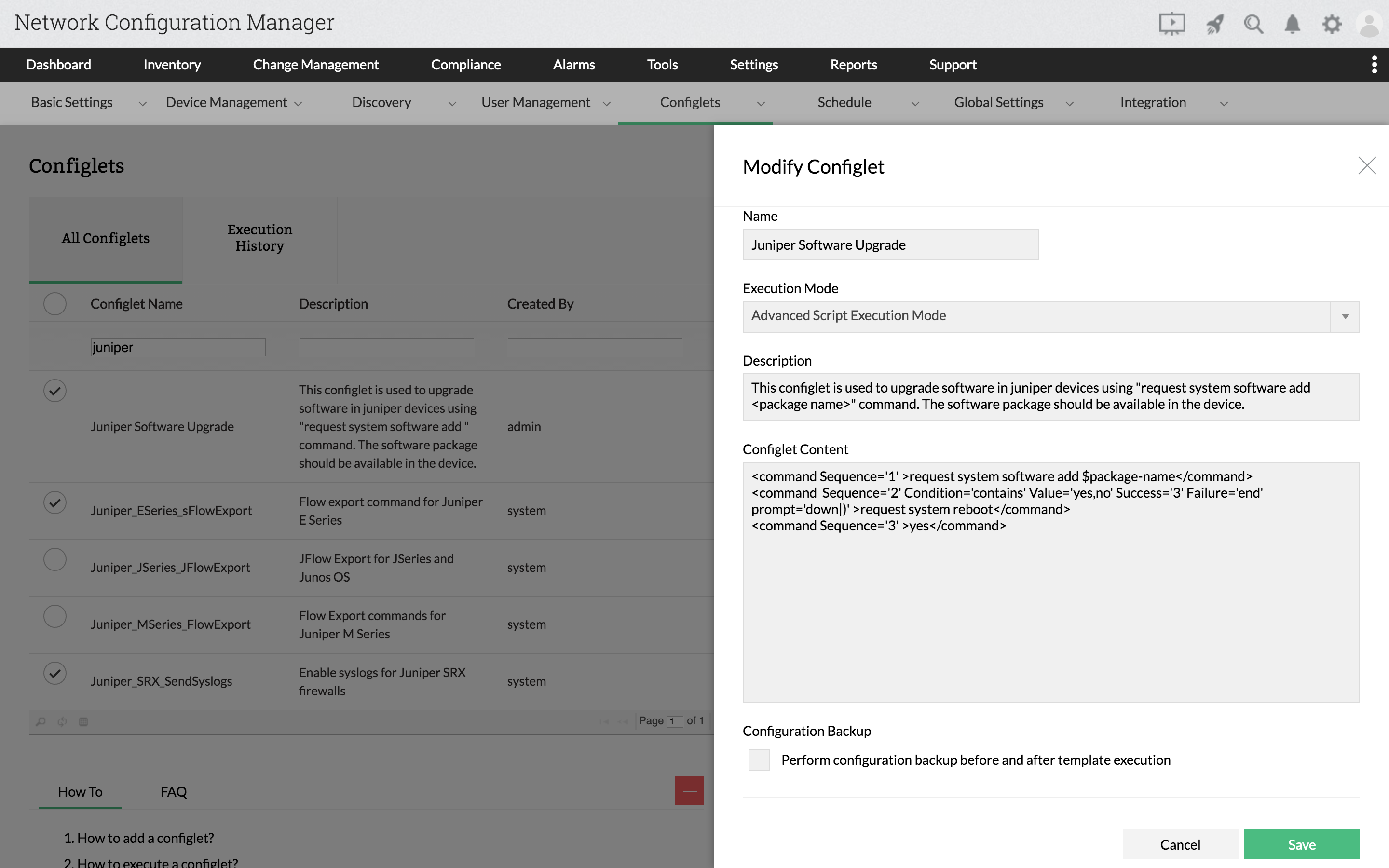 Mise à niveau du logiciel Juniper