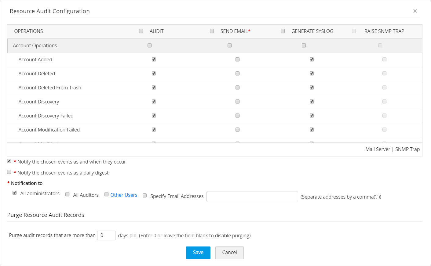 Piste d’audit des sessions privilégiées | ManageEngine PAM360