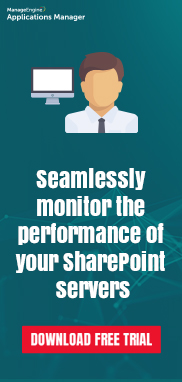 Free SharePoint Server Monitoring Tool - ManageEngine Free Tools