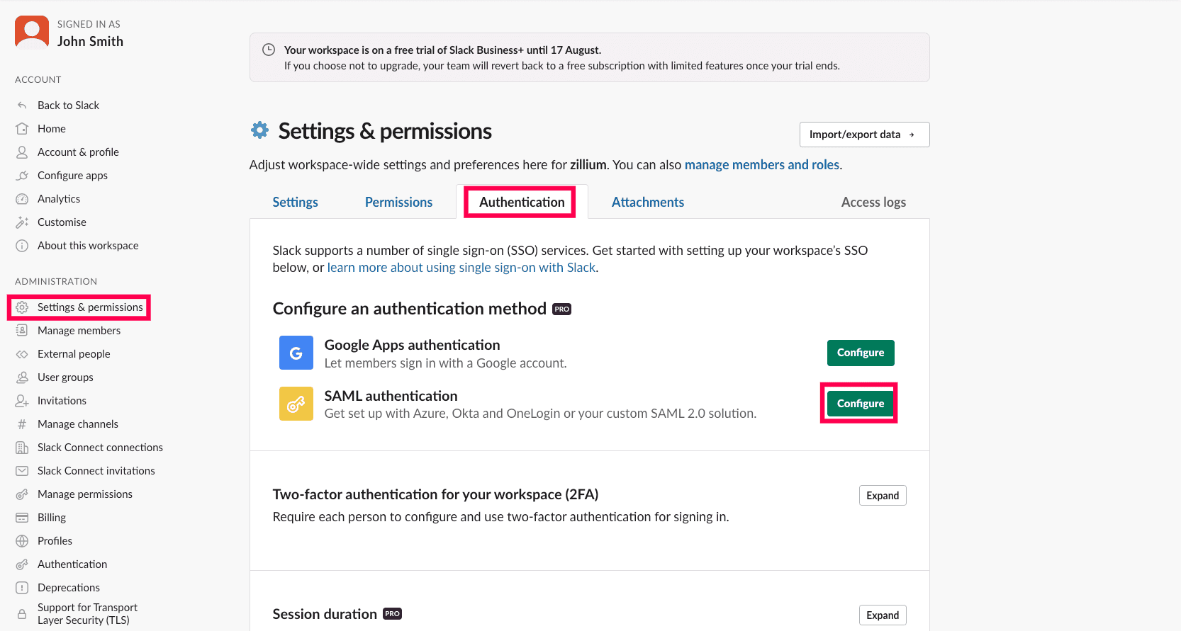 Configuring SAML SSO for Slack-Identity360