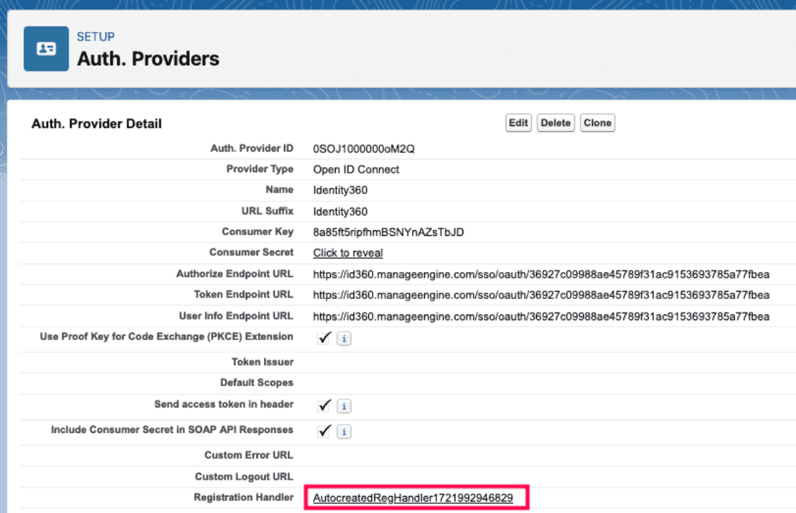 Configuring SAML SSO for Salesforce-Identity360