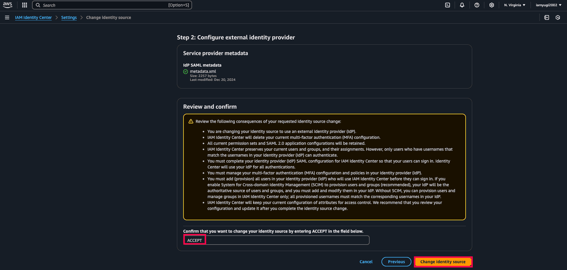 Configurar SAML SSO para AWS | ManageEngine Identity360