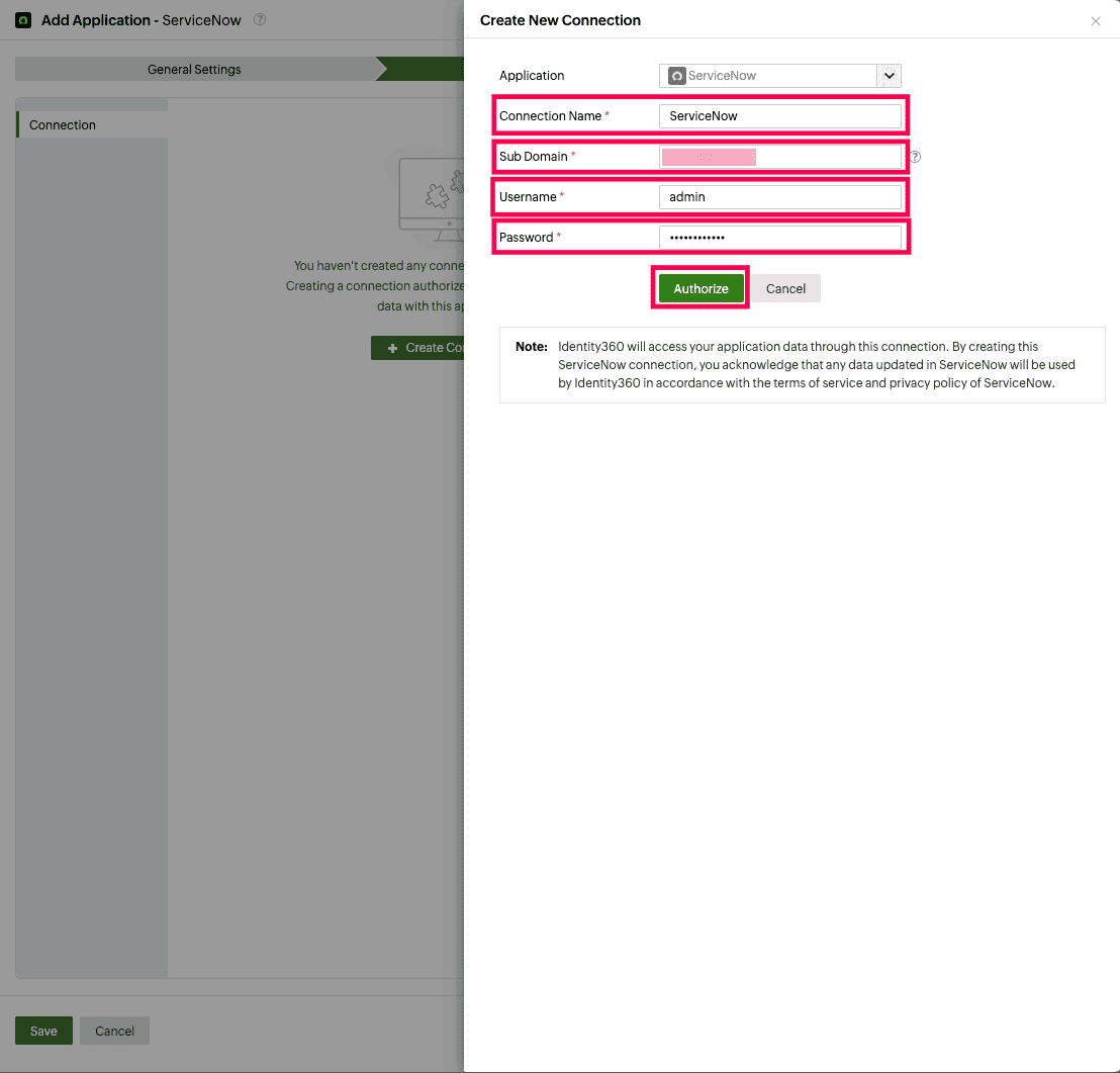 Configuring life cycle management for ServiceNow