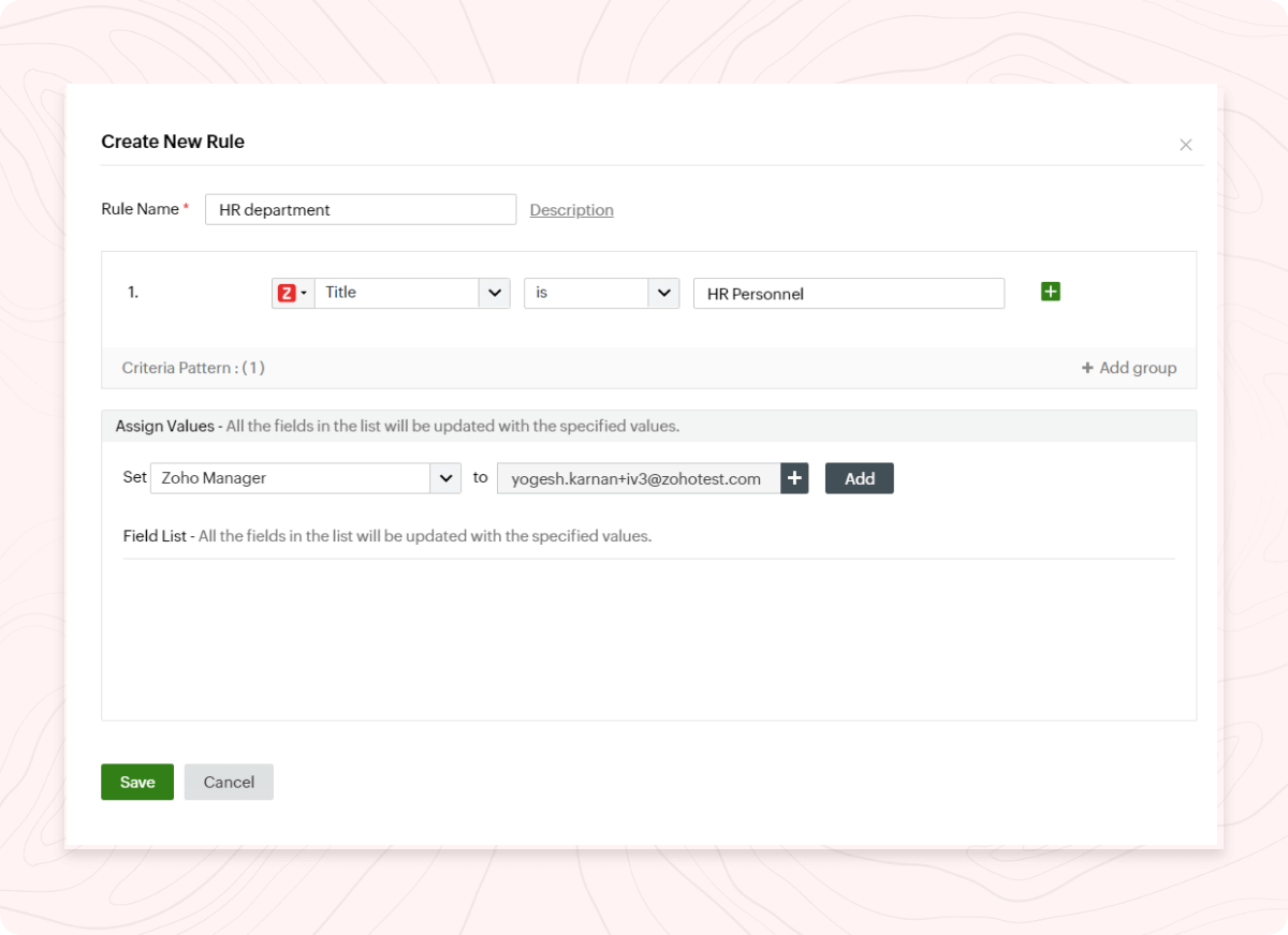 User creation templates | ManageEngine Identity360
