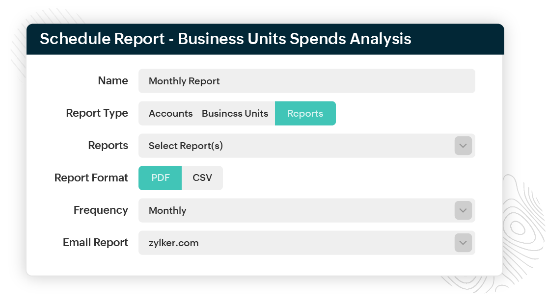 CloudSpend Cost Reports