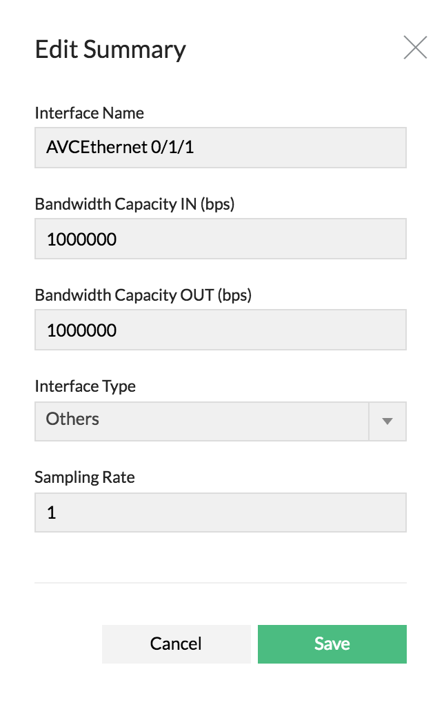 How to change the interface name in NetFlow Analyzer - ManageEngine