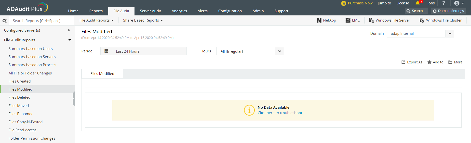 Come controllare i registri di protezione usando PowerShell | ManageEngine ADAudit Plus