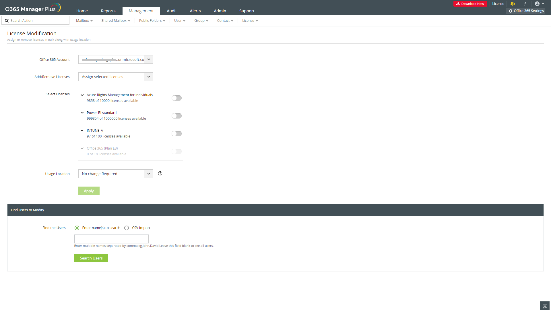Software di report, controllo e gestione per Microsoft 365 ...