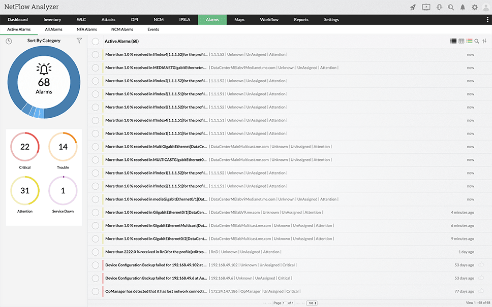 Monitoreo de Juniper J-Flow | Software de monitoreo de ancho de banda ...