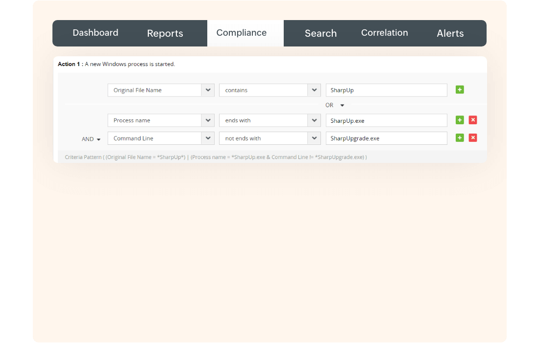 SharpUp hacktool detection | ManageEngine Log360