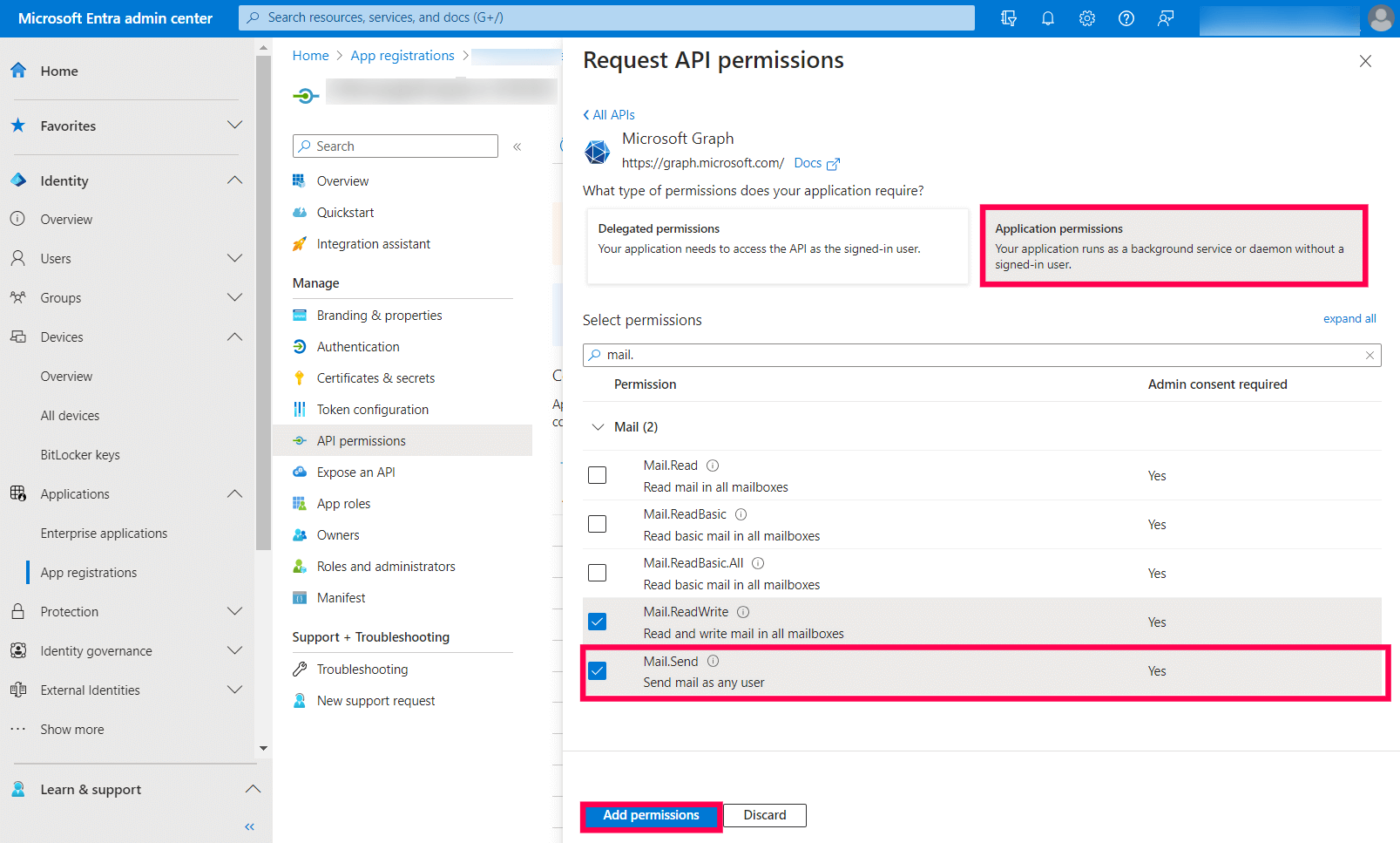 Mail Server Configuration Using Api M365 Security Plus Help