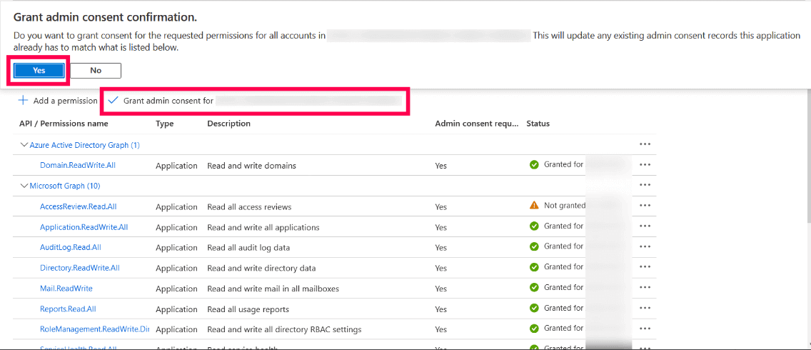 Steps To Modify Rest Api Permissions M365 Security Plus Help