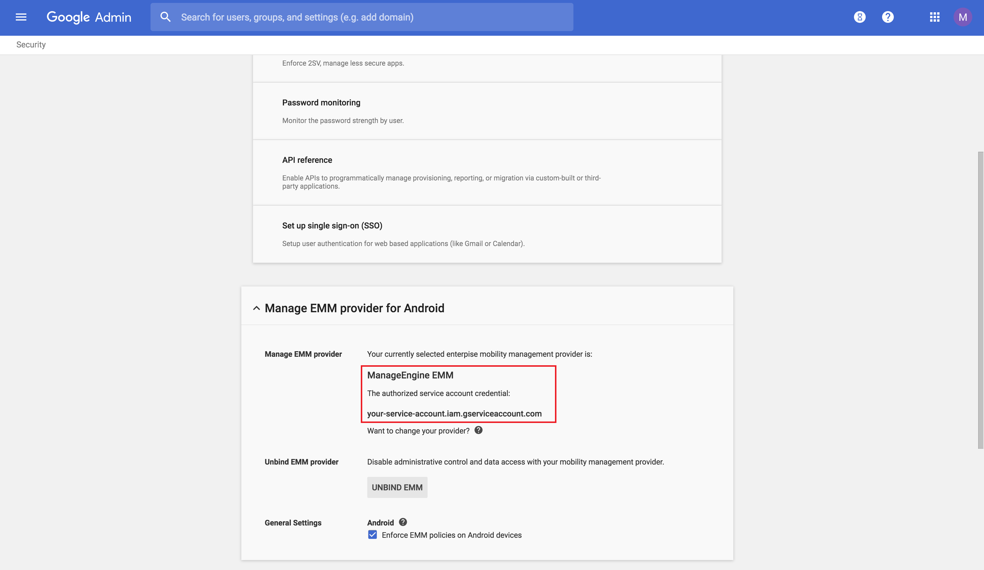 Setting up Android for Work