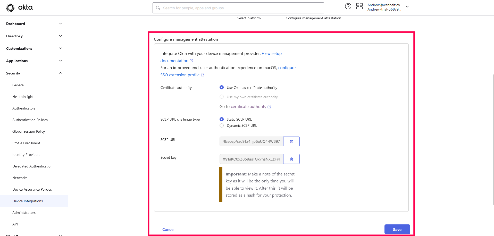Okta Device Attestation For Windows Devices Manageengine Mobile