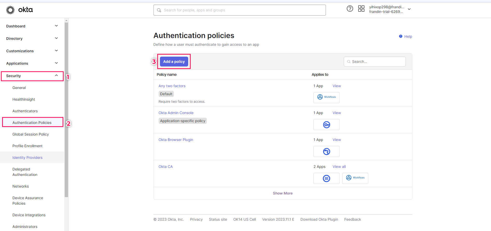 Okta Device Trust| ManageEngine Mobile Device Manager Plus