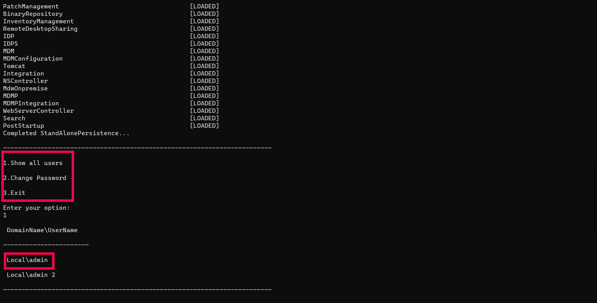 Reset Password | MDM server changes | ManageEngine Mobile Device Manager Plus