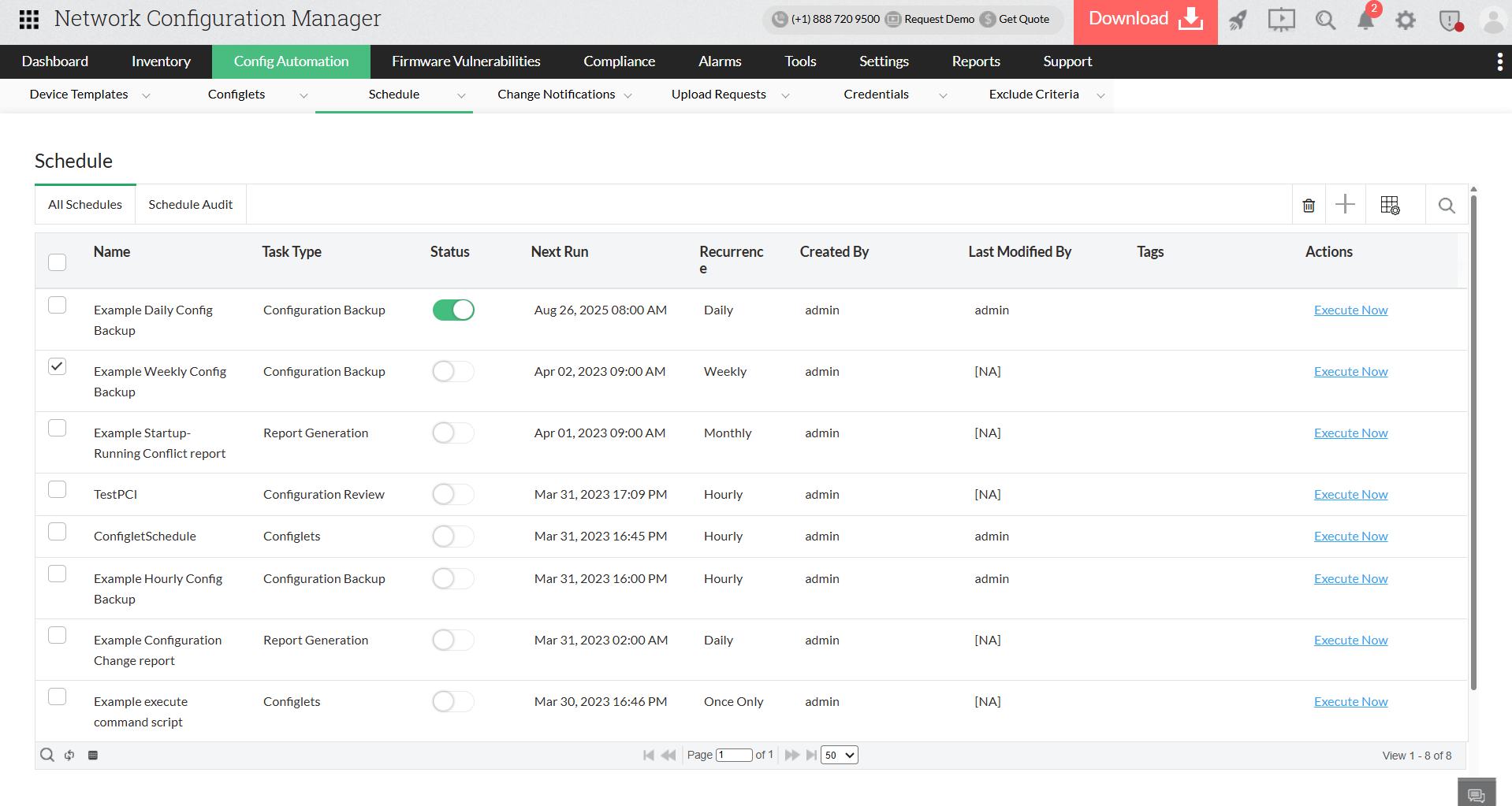 How to backup my enterprise's configurations easily? - ManageEngine Network Configuration Manager