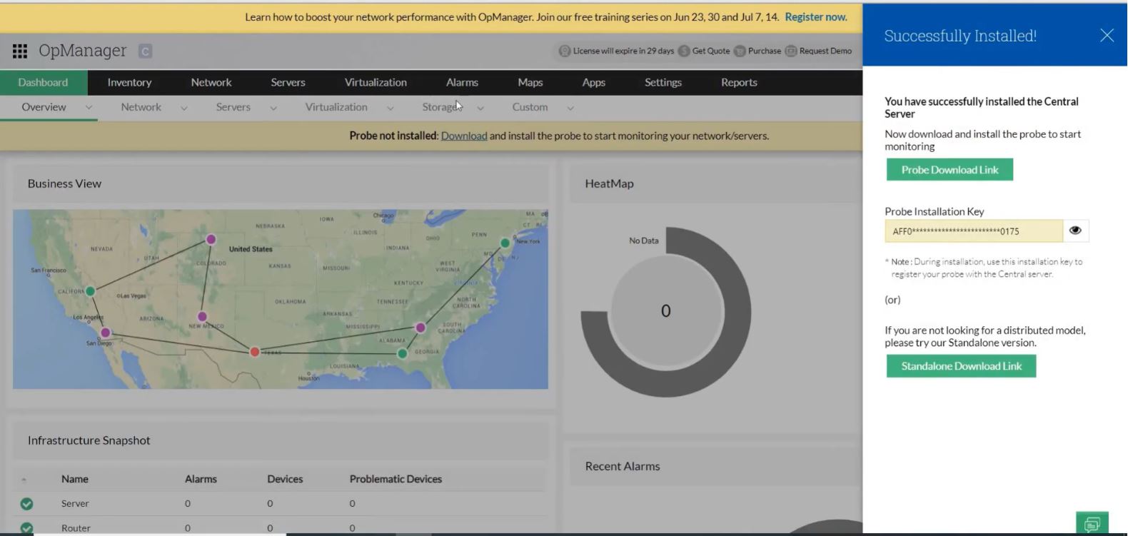 Installing OpManager Enterprise Edition | OpManager Help