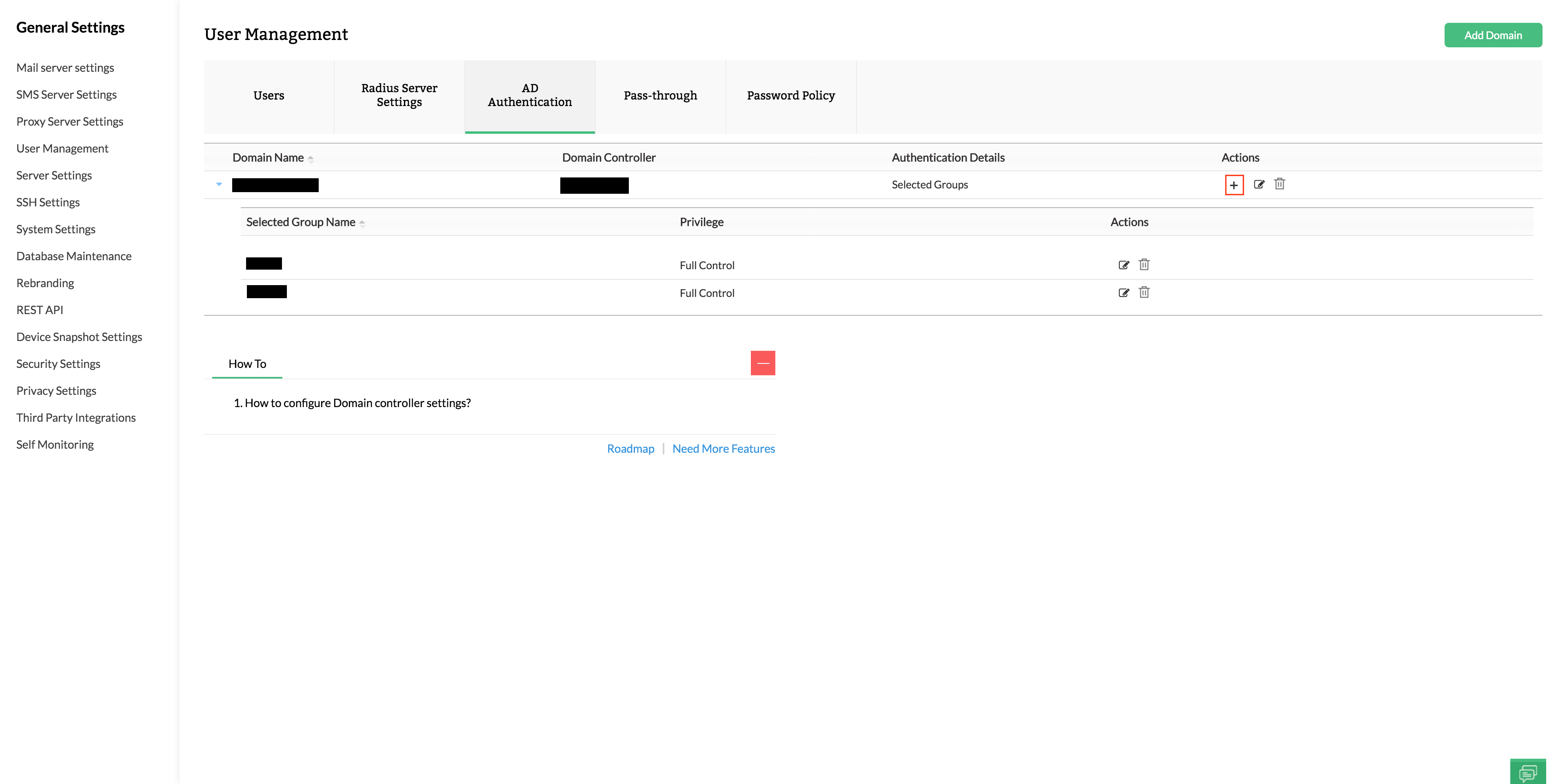 Add Windows Domain | OpManager Help