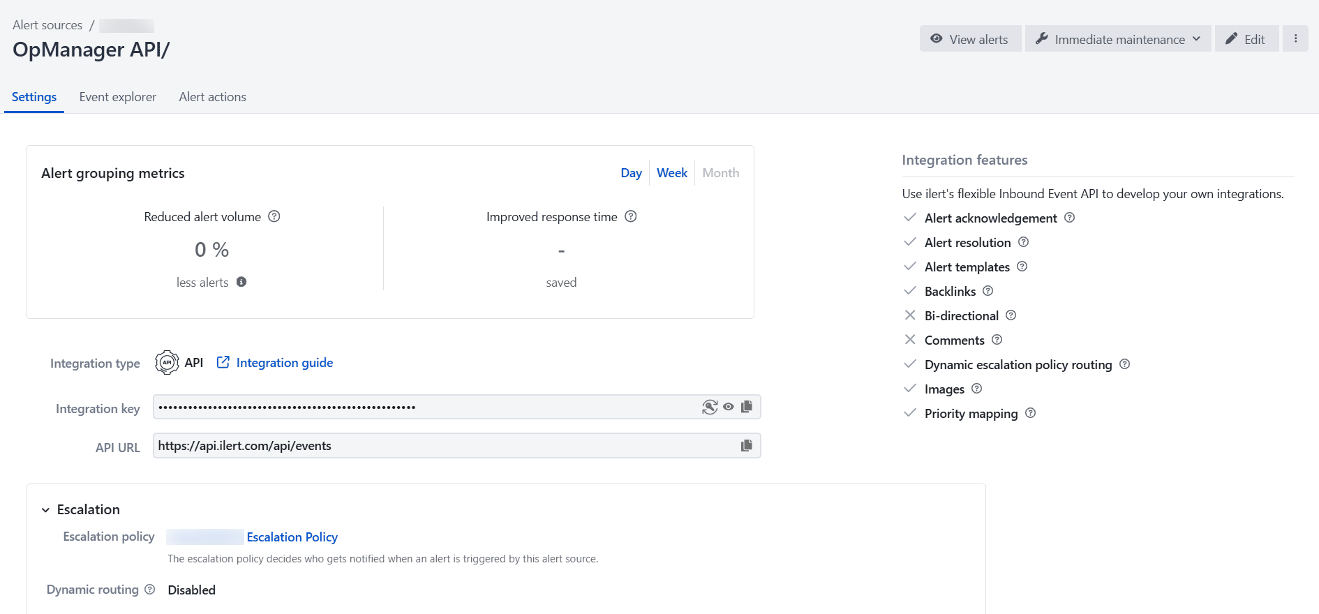 Integrate Ilert with OpManager | OpManager Help