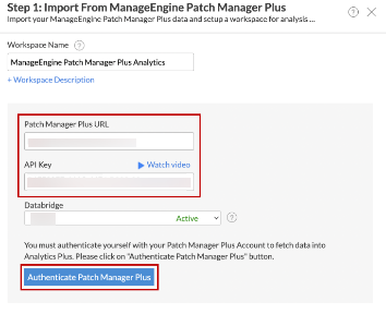 How to integrate Patch Manager Plus ManageEngine Analytics Plus | ManageEngine Patch Manager Plus