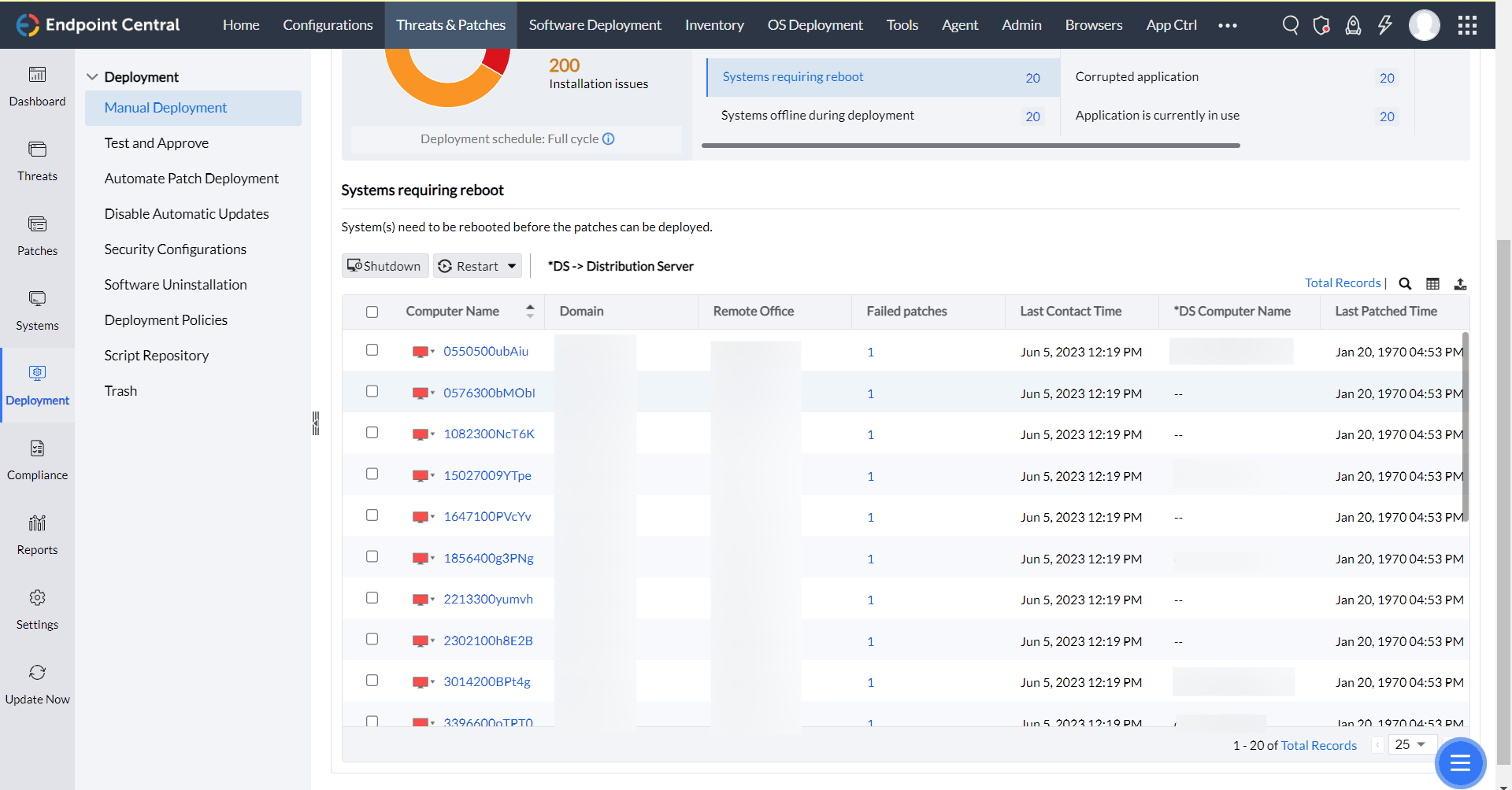Troubleshooting Patch Deployment Errors | Endpoint Central