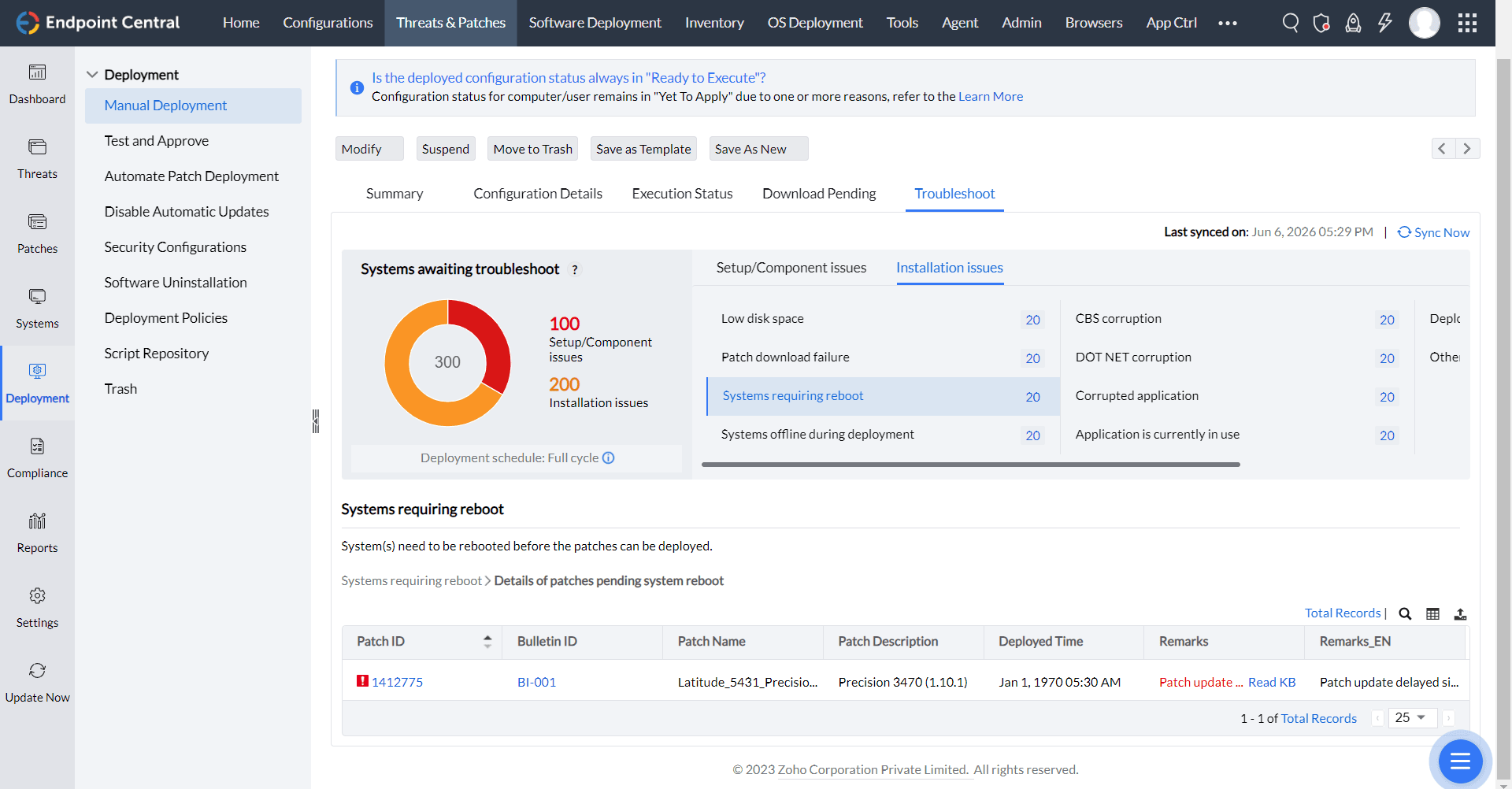 Troubleshooting Patch Deployment Errors | Endpoint Central