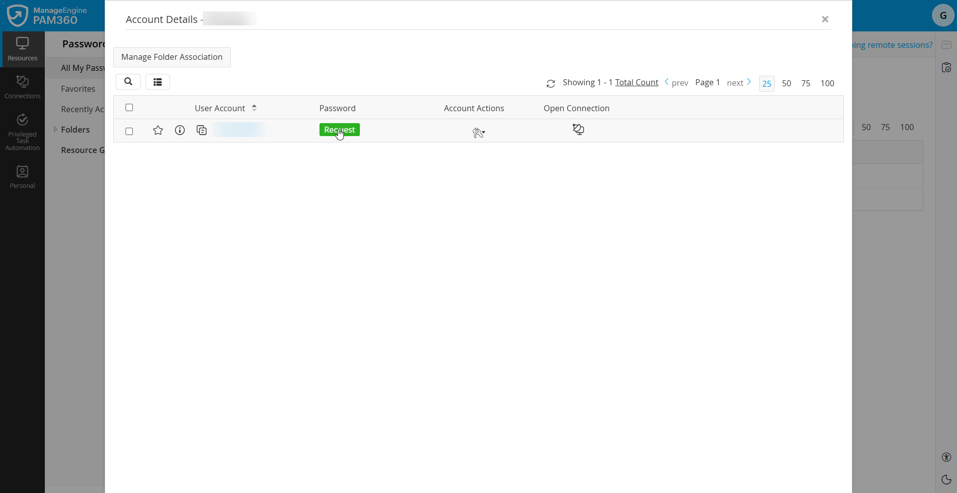 Accessing Accounts with Access Control Workflow - Build 8400 and Above