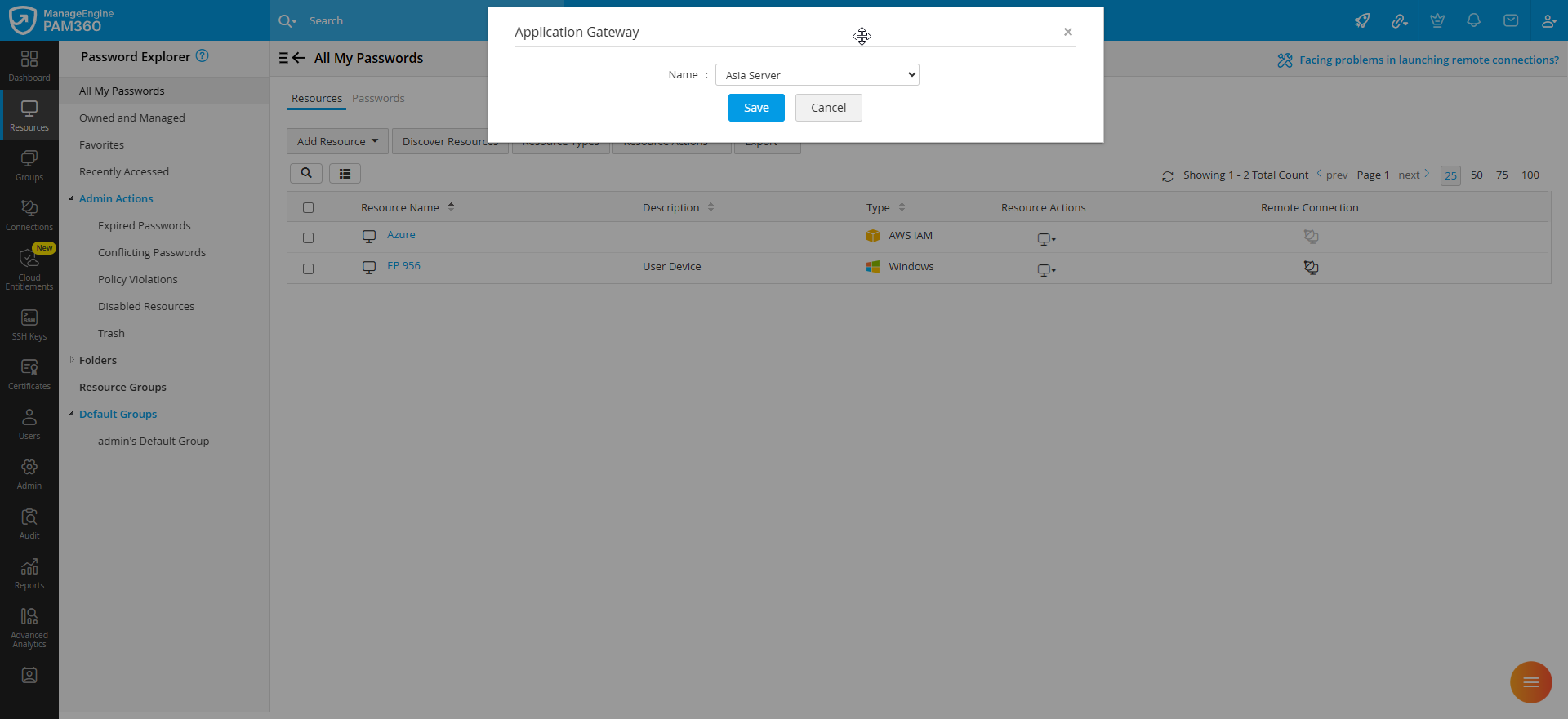 Deploying and Managing PAM360 Application Gateways