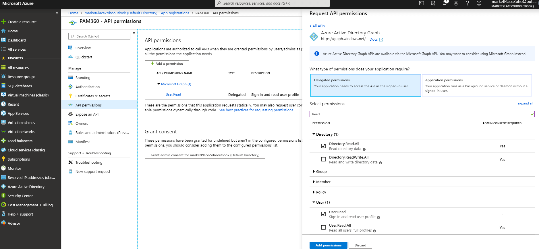 Importing Users from Azure AD