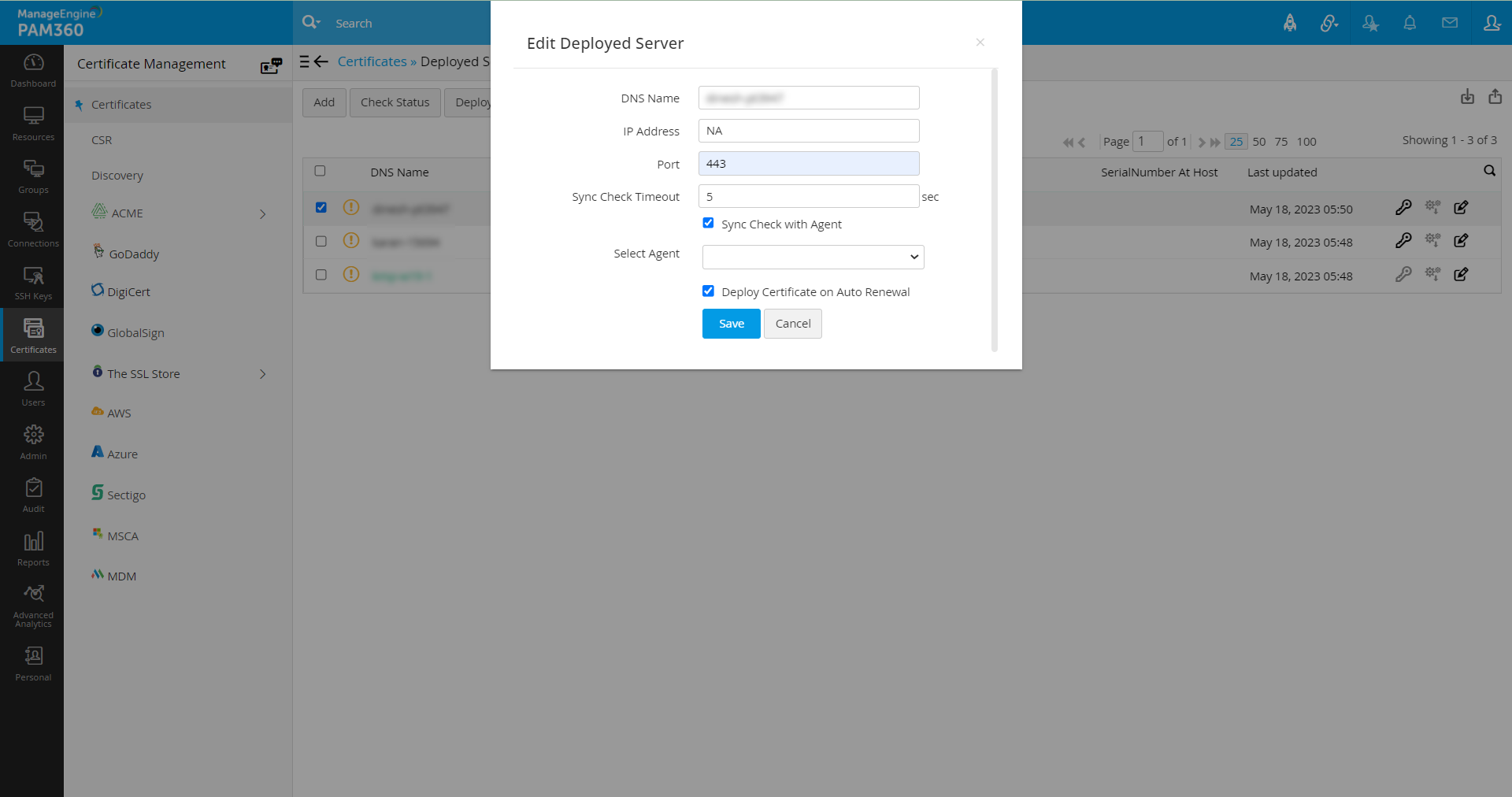 Working with Multiple Servers
