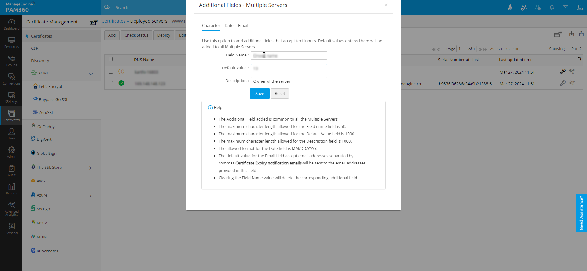 Working with Multiple Servers