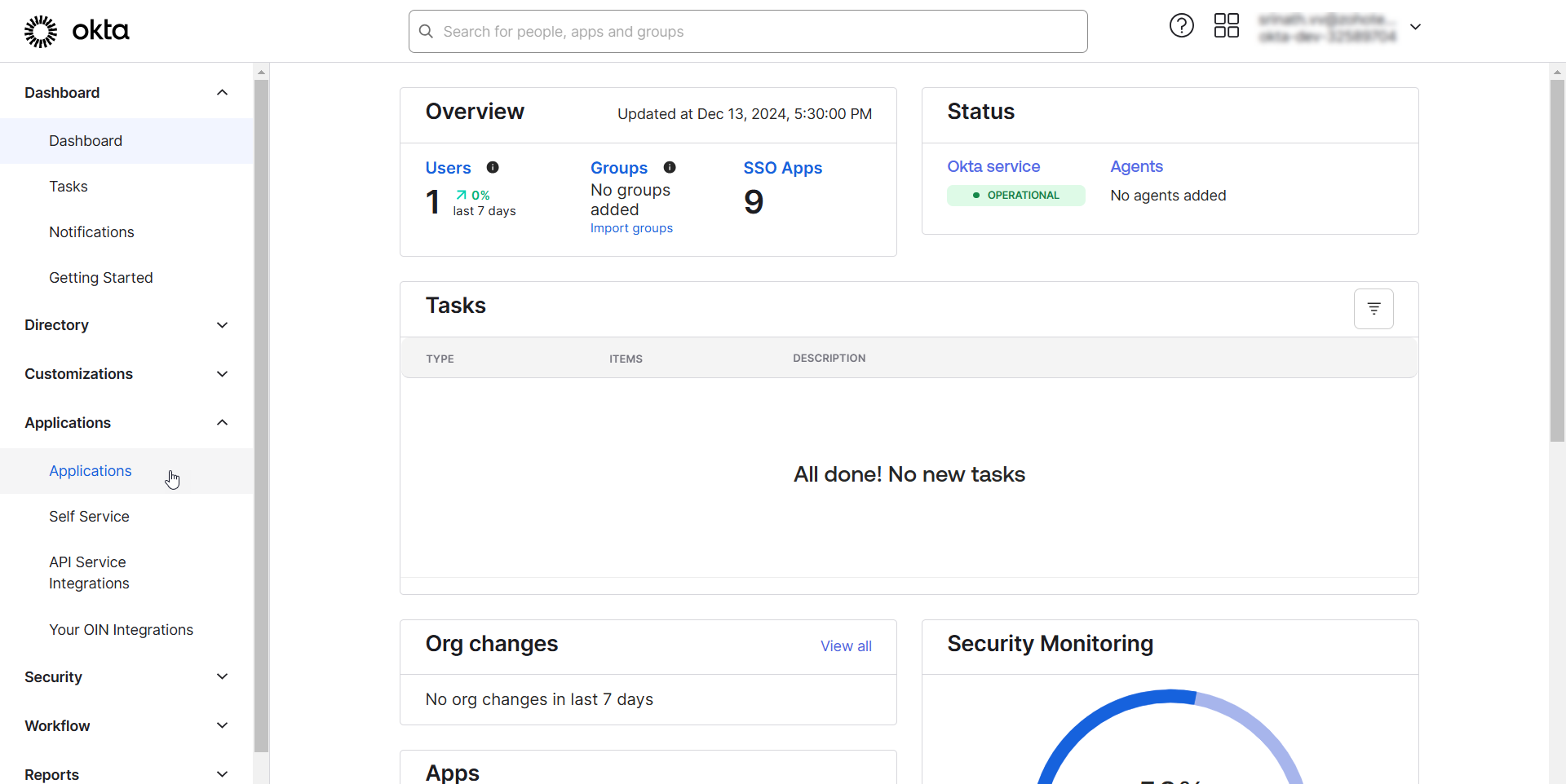 SAML SSO Using Okta - 7400 Onwards