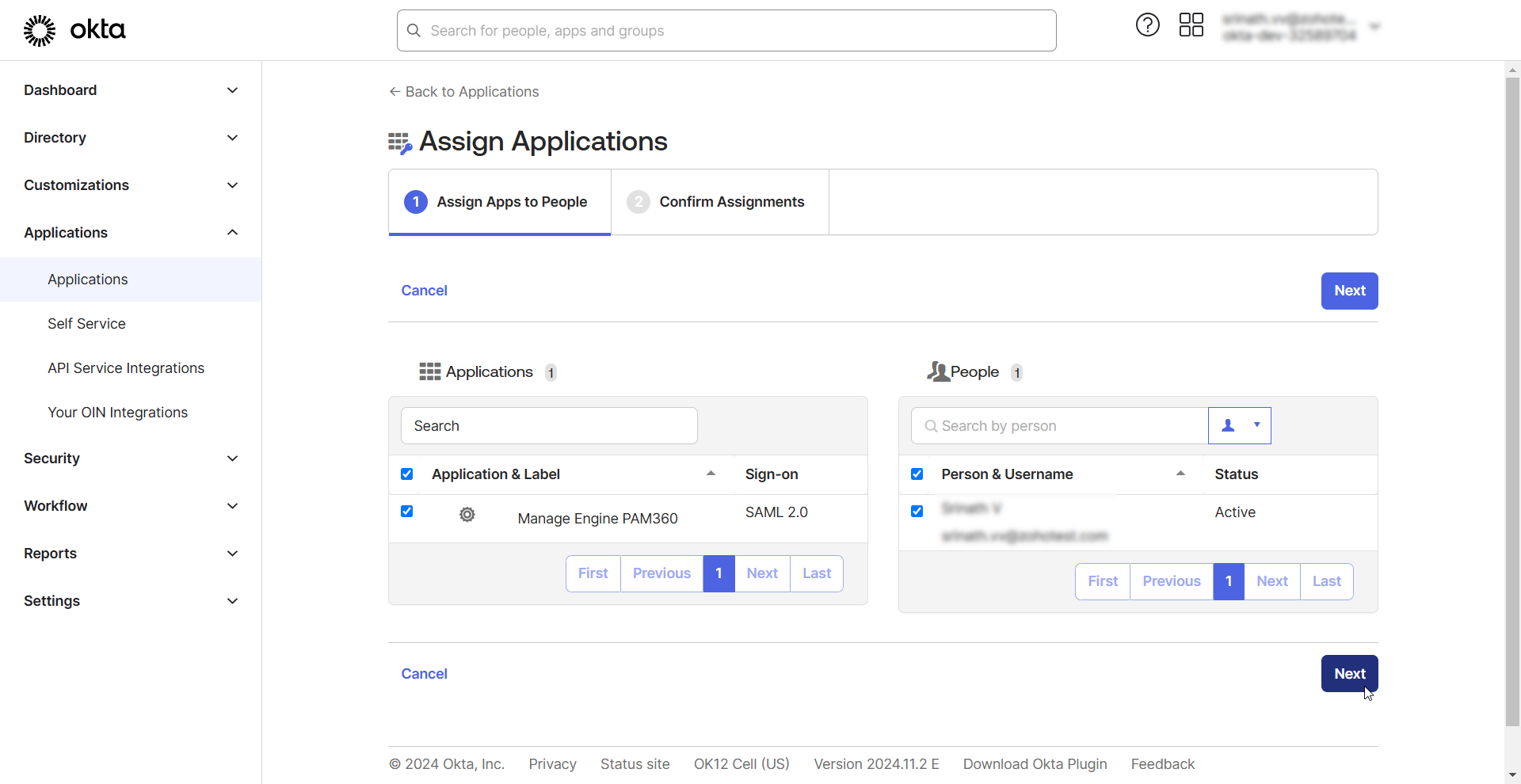 SAML SSO Using Okta - 7400 Onwards
