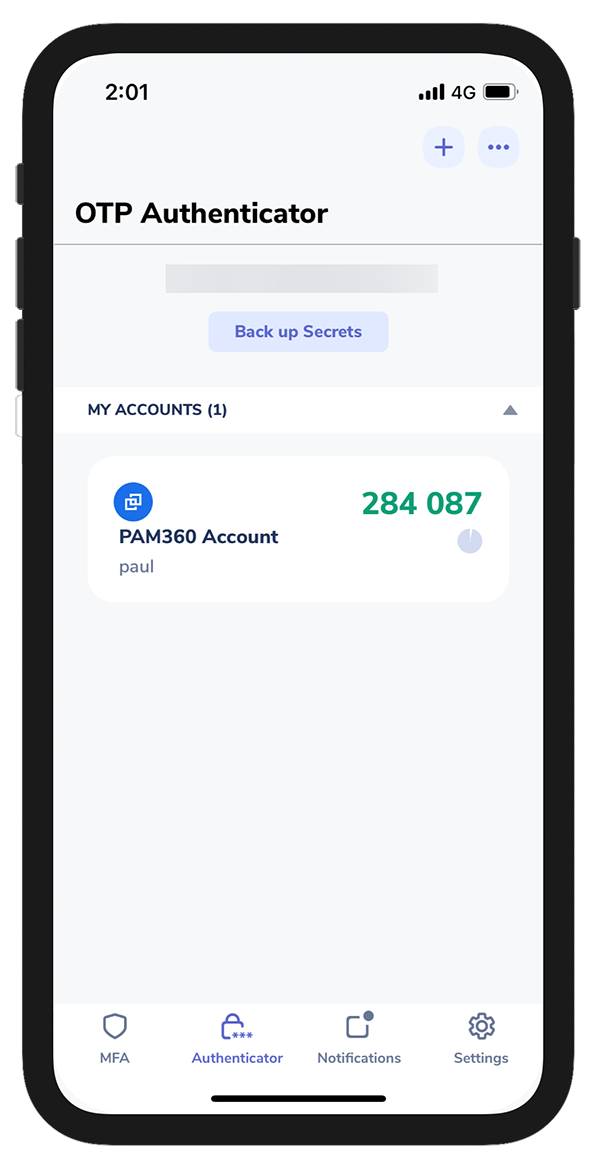 TFA - Zoho OneAuth Authenticator