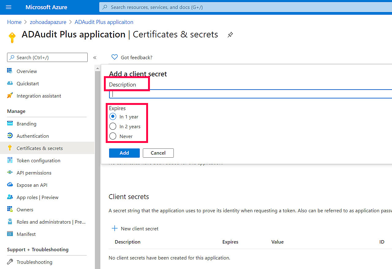 Azure Ad Get Client Id And Secret