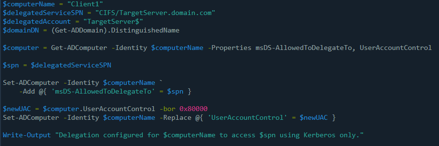 Constrained delegation attacks explained