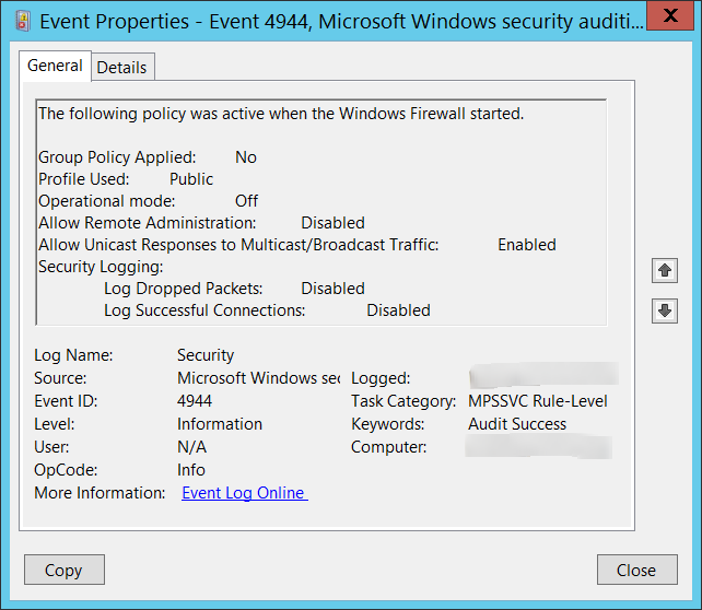 Audit MPSSVC Rule-Level Policy Change | ADAudit Plus
