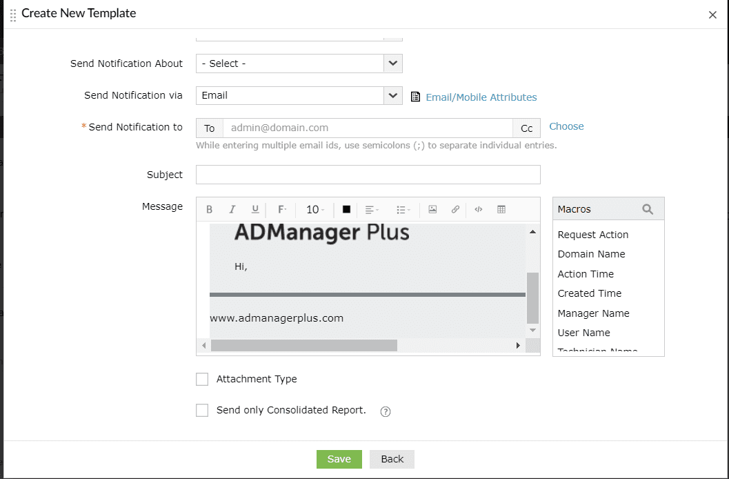 Configuring AD automation
