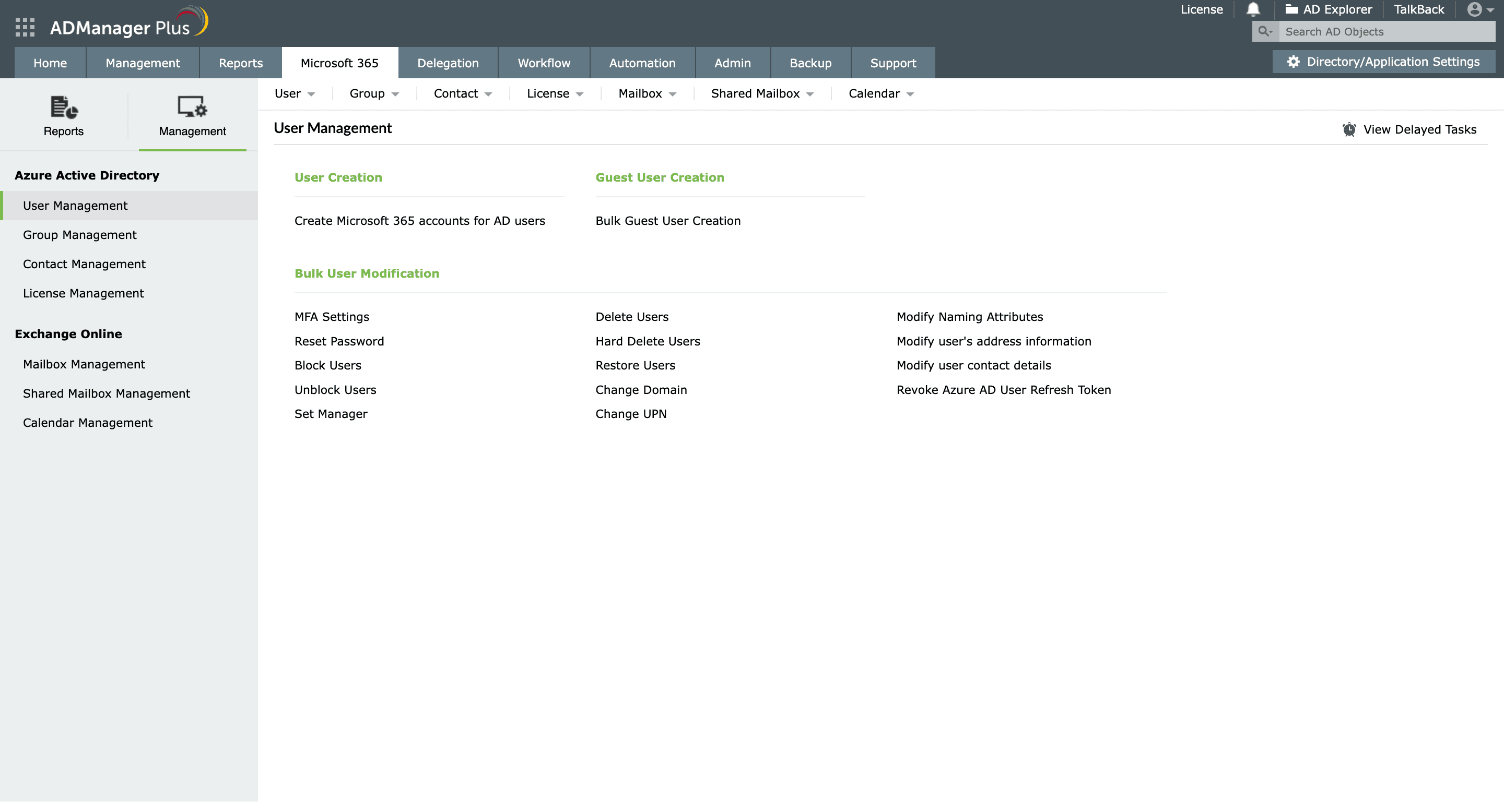 Update Mguser Update Microsoft Entra Id Users Using Graph Powershell Manageengine Admanager Plus