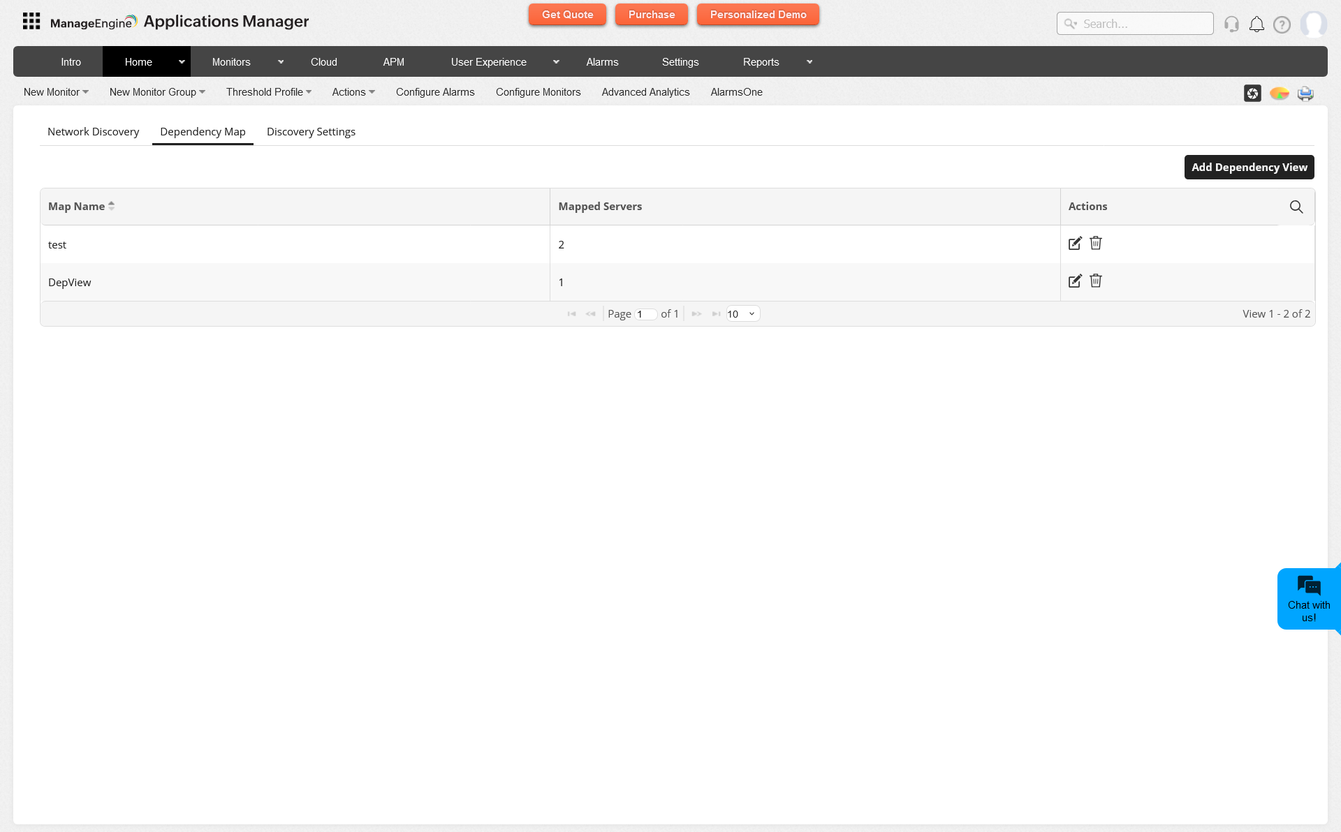 Dependency Mapping Addm Applications Manager User Guide