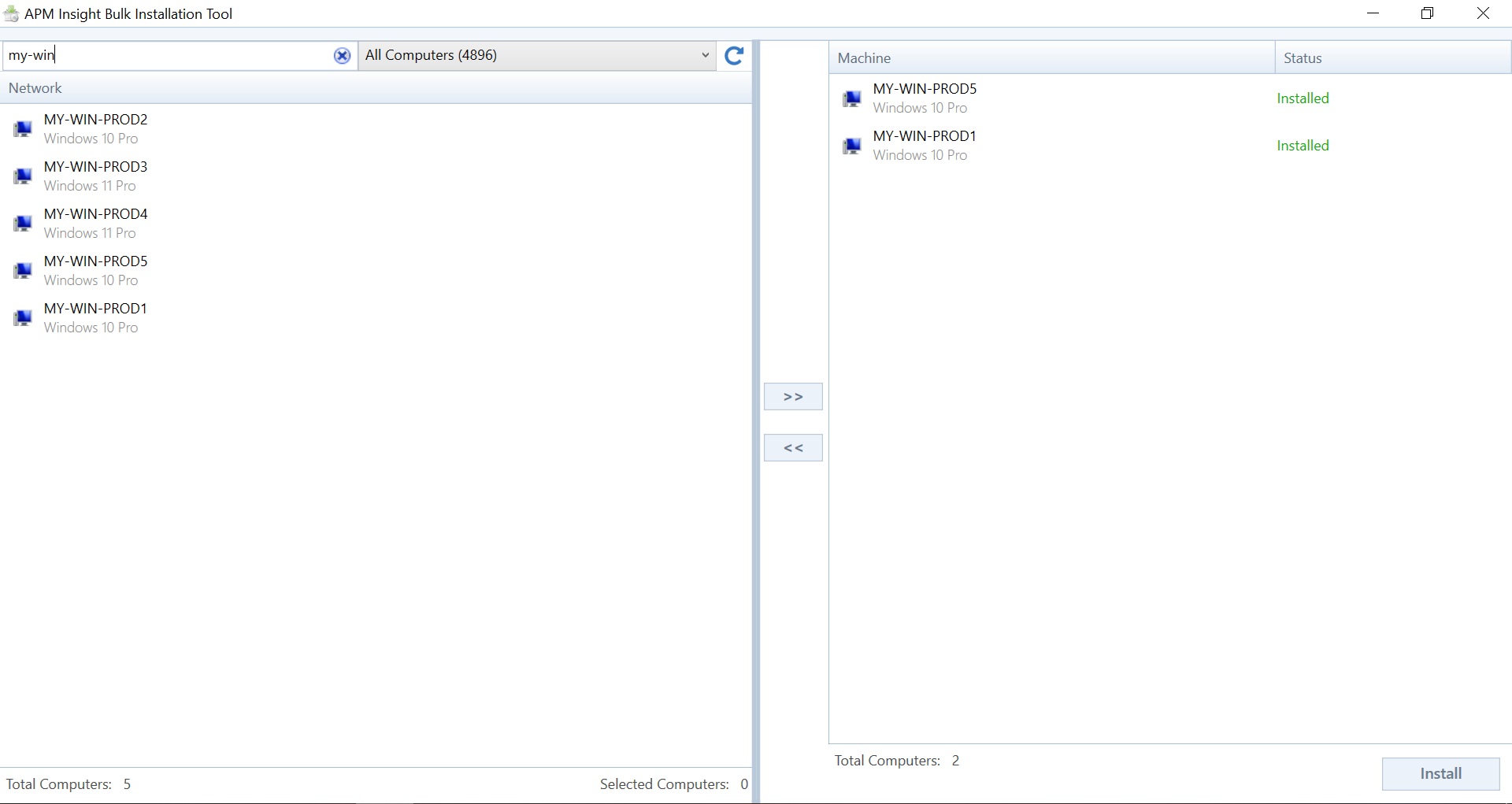 Bulk Installation Apm Insight Net Agent Applications Manager User Guide